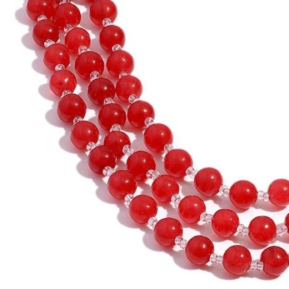 Jewelry | Triplestrand Quartzite Necklace | Poshmark